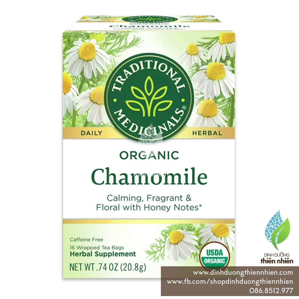 Trà Hữu Cơ Hoa Cúc Hữu Cơ Traditional Medicinals Organic Chamomile Tea - Dinh Duong Thien Nhien