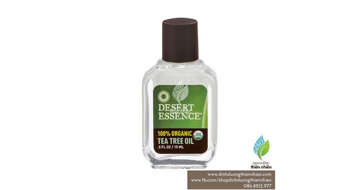 Tinh Dầu Tràm Trà Hữu Cơ Desert Essence Organic Tea Tree Oil, 15ml ...