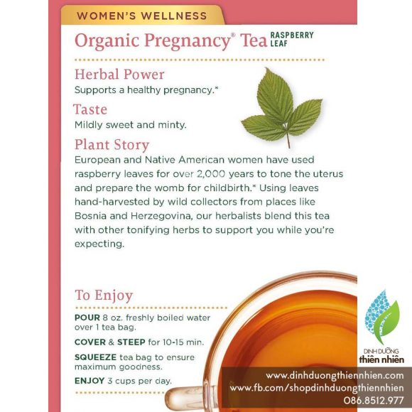 Trà Hữu Cơ Thảo Mộc Dành Cho Bà Bầu Traditional Medicinals Organic ...